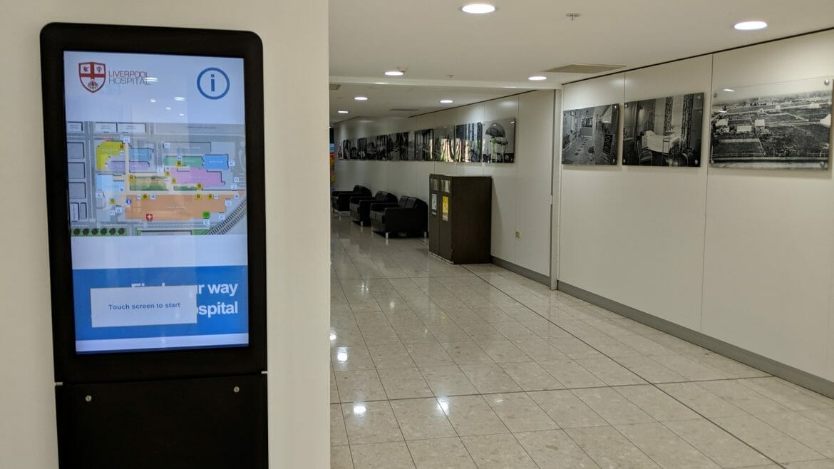 HOSPITAL NAVIGATION WITH DIGITAL WAYFINDING AND DIRECTORY BOARDS