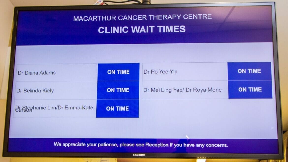 DIGITAL SIGNAGE FOR MEDICAL WAITING ROOMS
