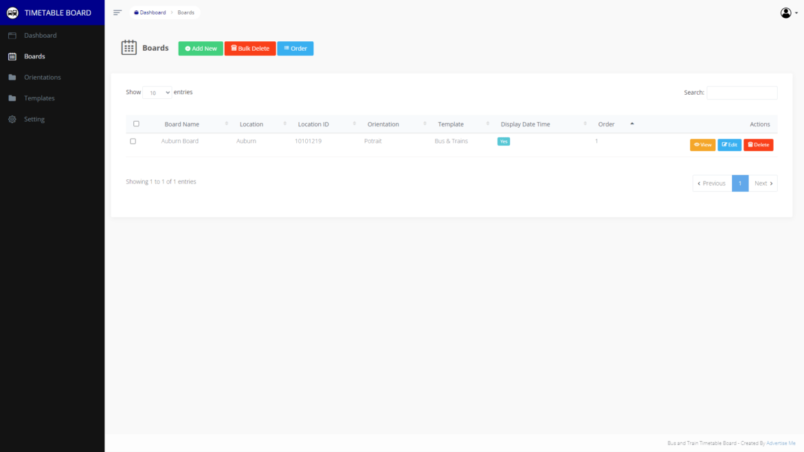 NSW BUS AND TRAIN TIMETABLE BOARDS - Digital Solutions Provider ...