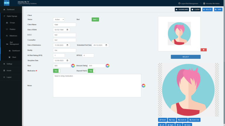 BED MANAGEMENT SYSTEM FOR HOSPITALS